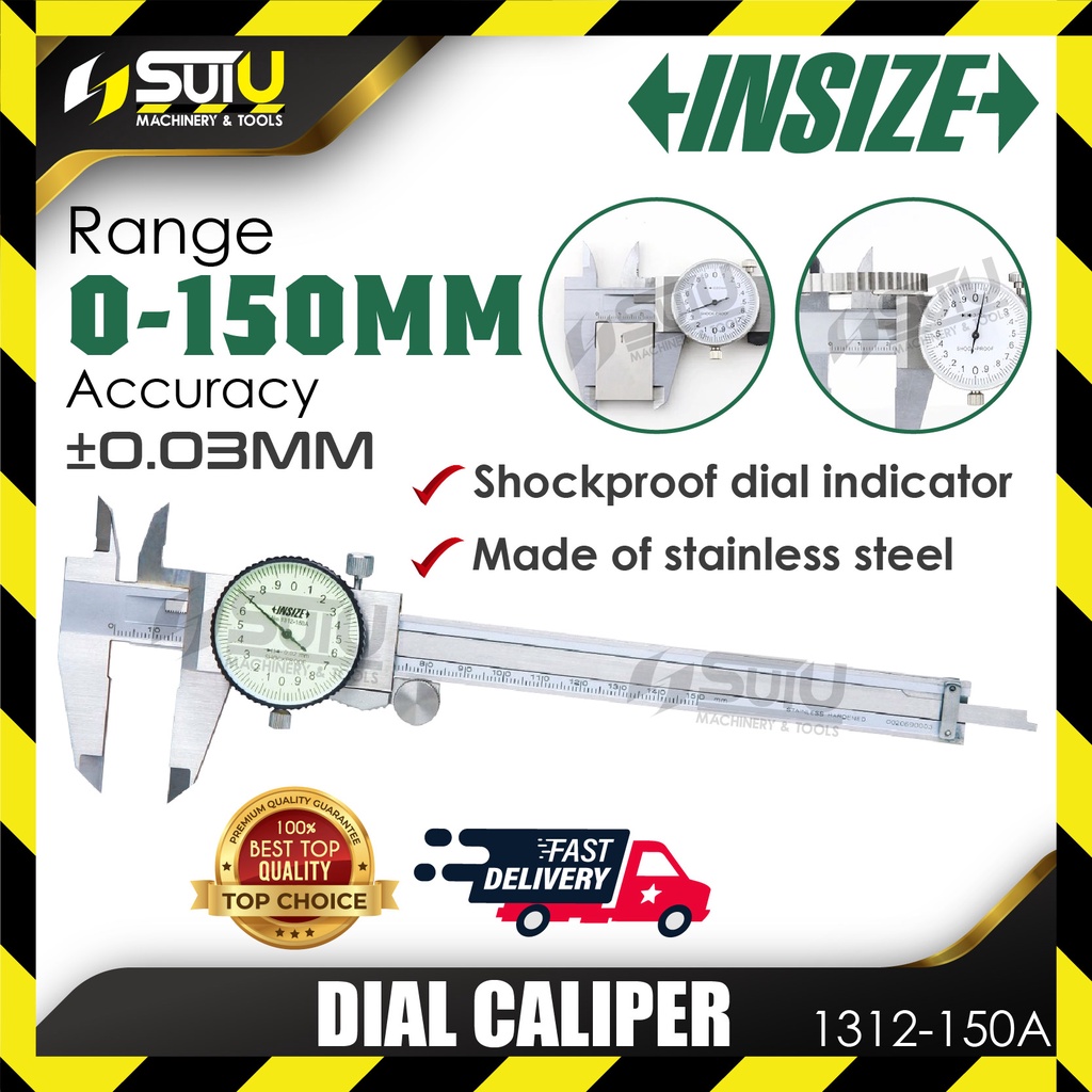 INSIZE 1312-150A 0-150MM Dial Caliper | Shopee Malaysia