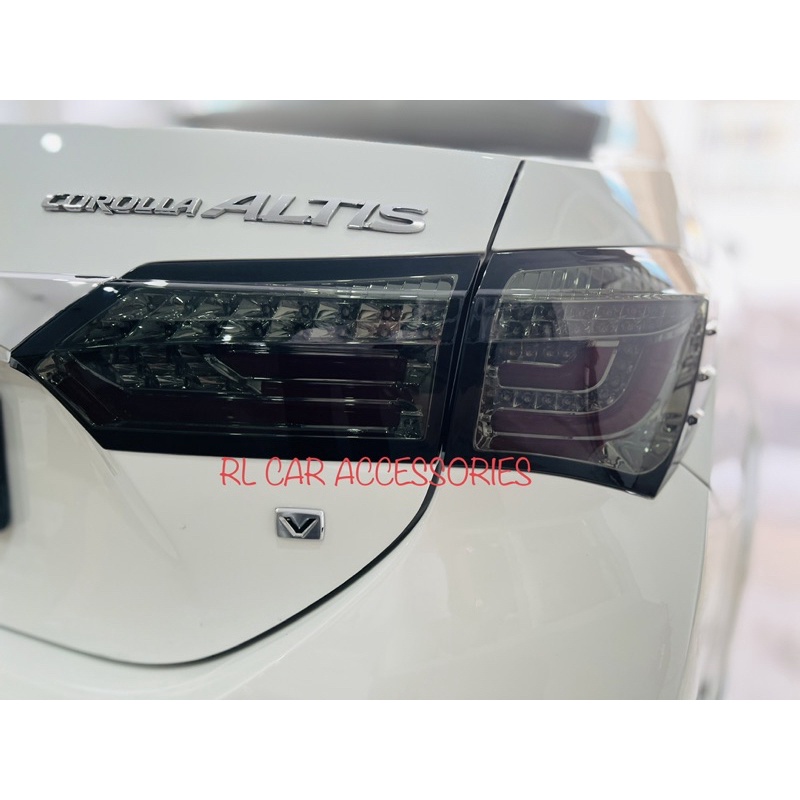 Toyota Altis corolla 2014 2015 2016 led rear tail lamp light cover fog ...