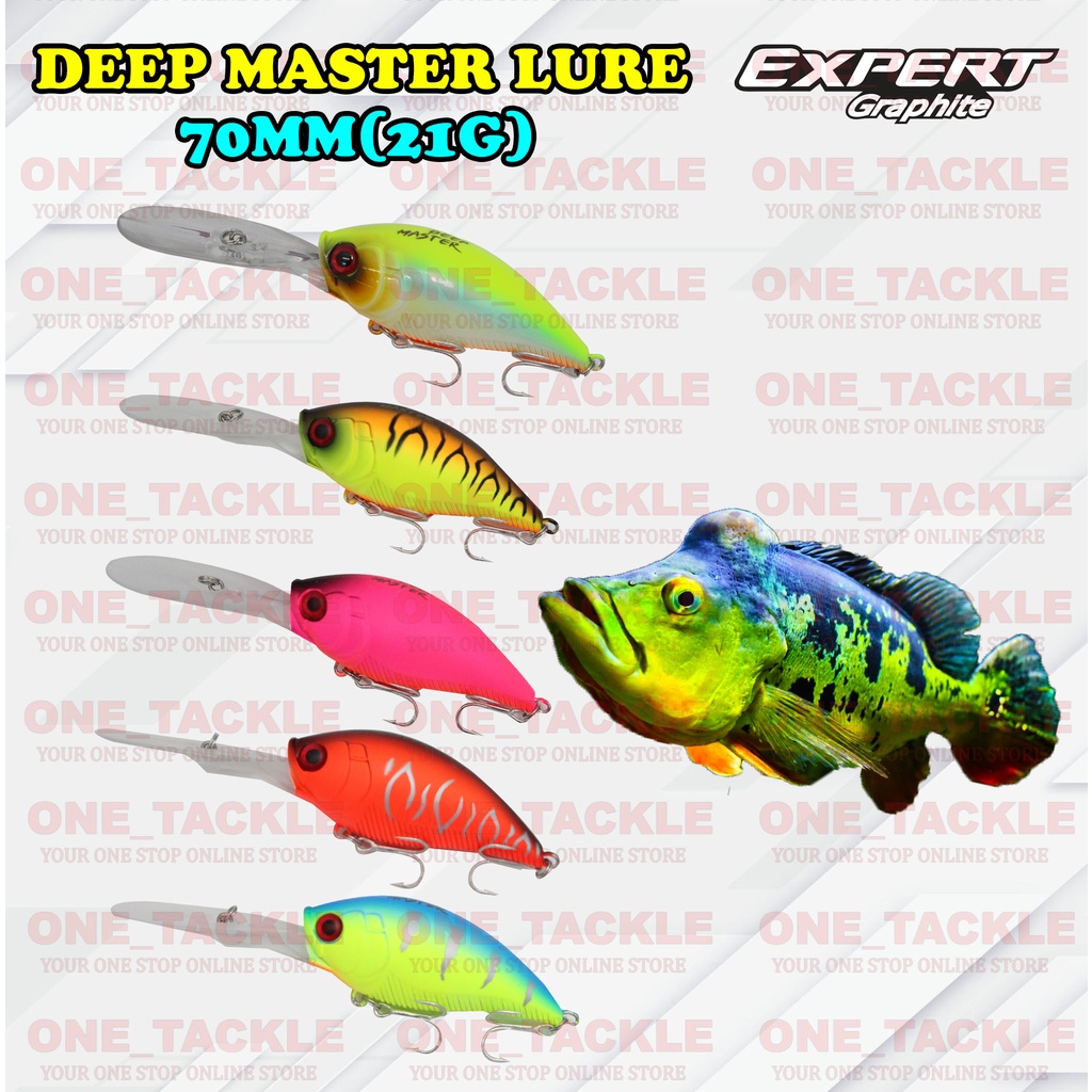 EXPERT GRAPHITE DEEP MASTER LURE ( 70MM/21G ) | Shopee Malaysia