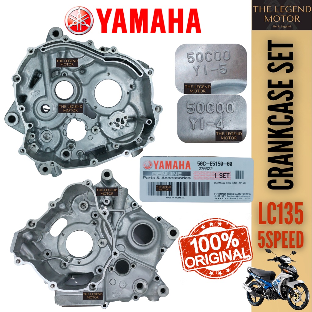 LC135 4S 5S LC 135 4 SPEED 5SPEED CRANKCASE CASING ENGINE KULIT ENJIN ...