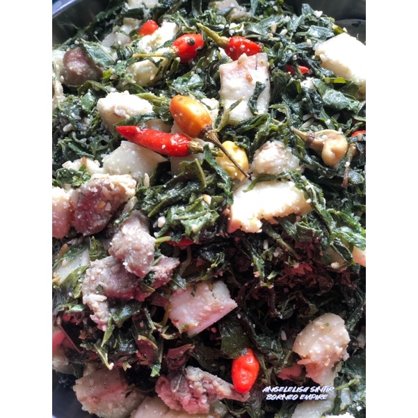 Borneo Food 💯Bosou Babi/ Kasam babi +Pucuk Ubi 🌶🌶🌶*Non halal* | Shopee ...