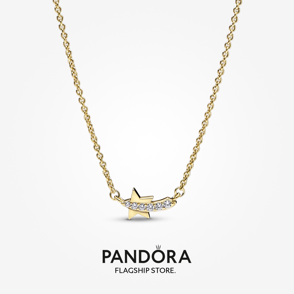 Pandora Shooting Star Pavé Collier Necklace (45 cm) | Shopee Malaysia