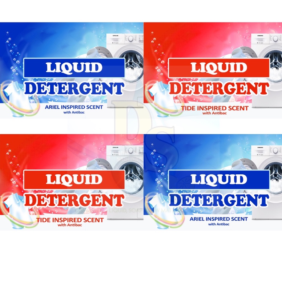 STICKER LABEL FOR LIQUID DETERGENT (10 PCS) | Shopee Malaysia