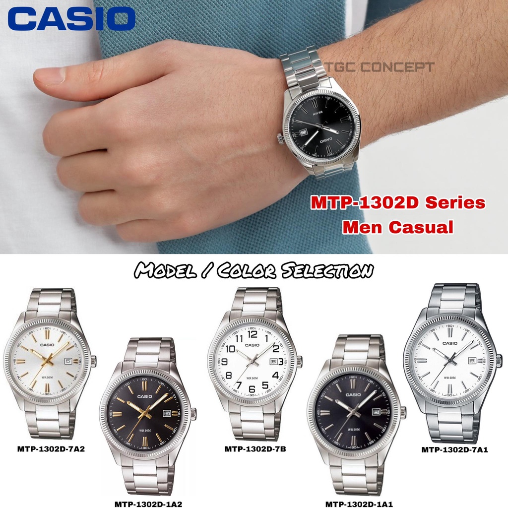 Original Casio MTP-1302D-7A2 MTP-1302D-1A2 MTP-1302D-7B MTP-1302D-1A1 ...