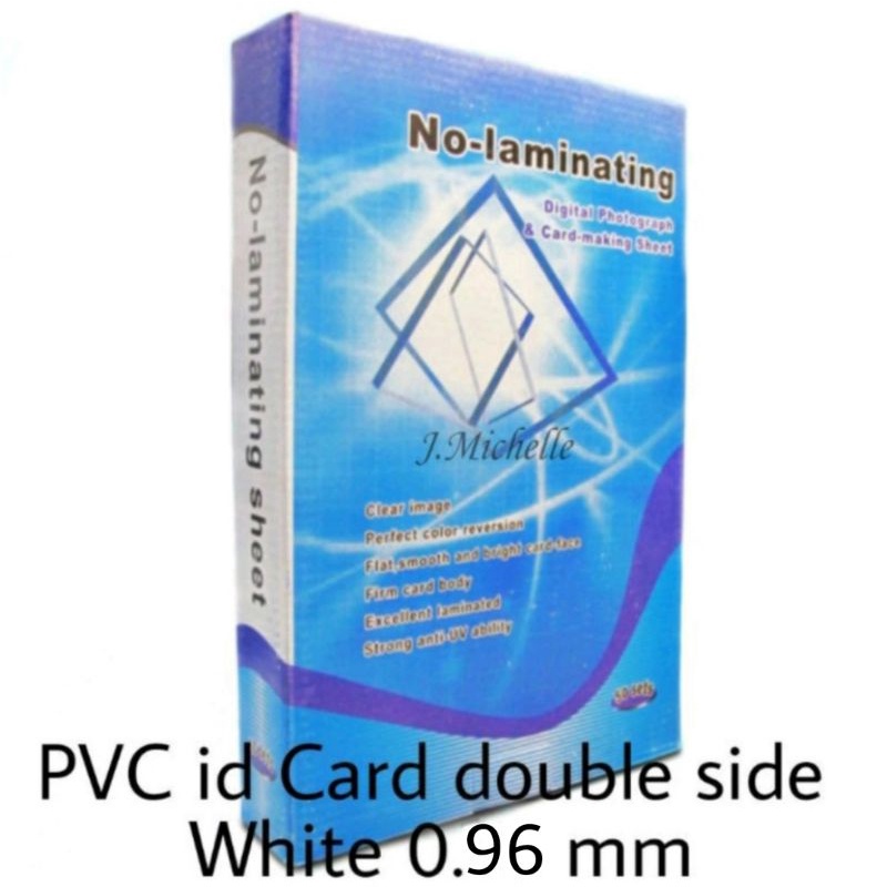 Instant A4 PVC id Card 0.96 mm Double Side White || Pvc id Card Paper ...