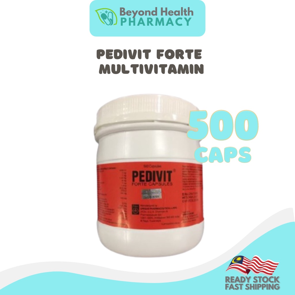 Pedivit Forte Multivitamin (500 Capsules) | Shopee Malaysia