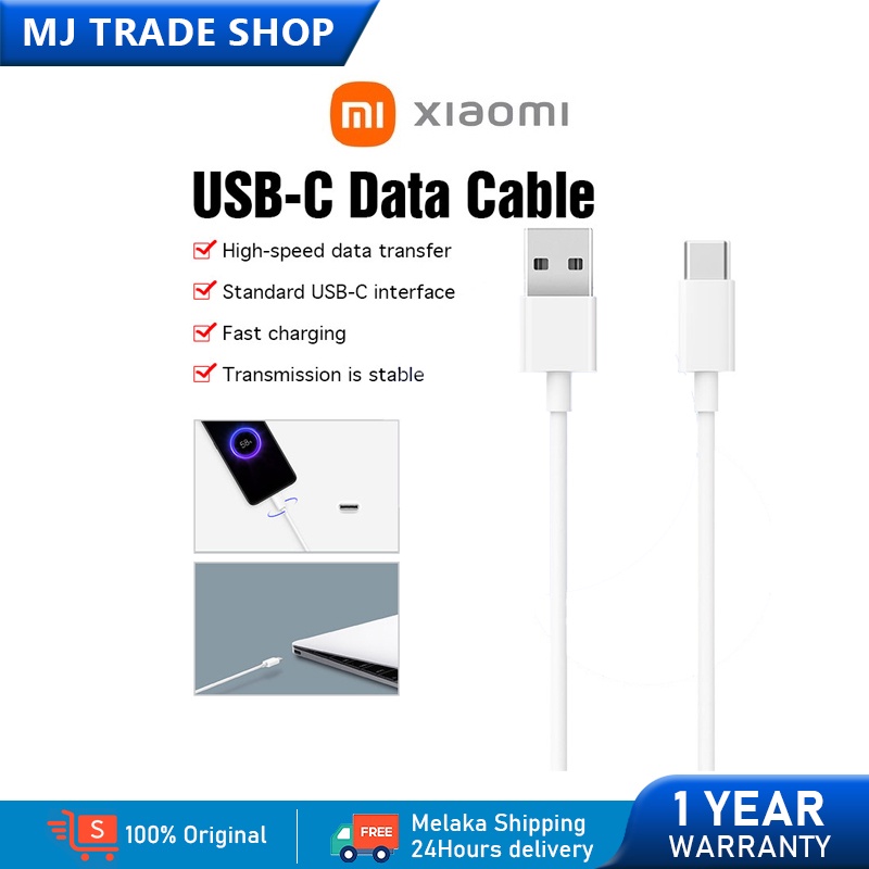 Xiaomi 100cm Cable Type C Original Fast Charging Data SYNC USB Cable ...