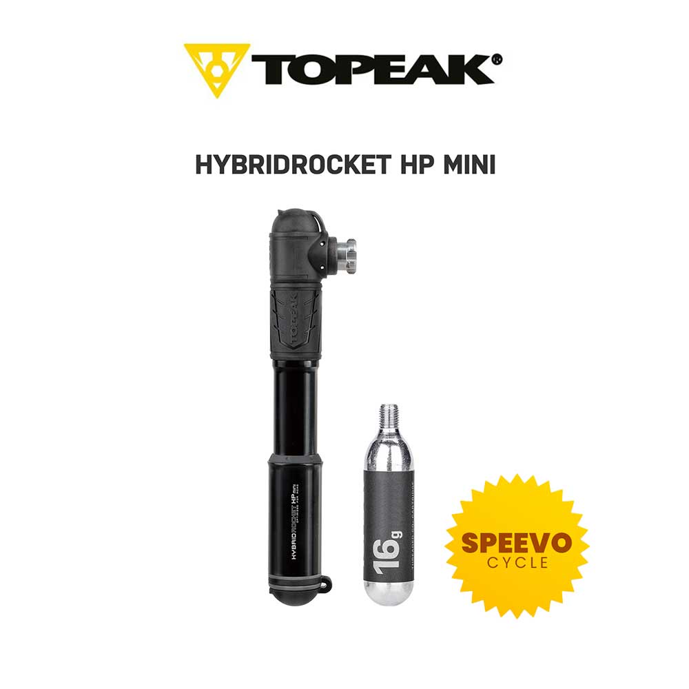 TOPEAK HYBRIDROCKET HP MINI - MINI PUMP (W/ CO2) | Shopee Malaysia