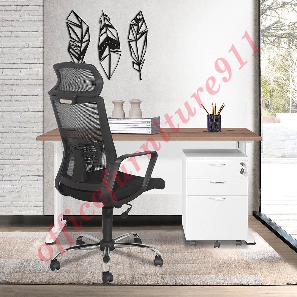 Rectangular Metal J Leg Office Table / Writing Table / Executive Table ...