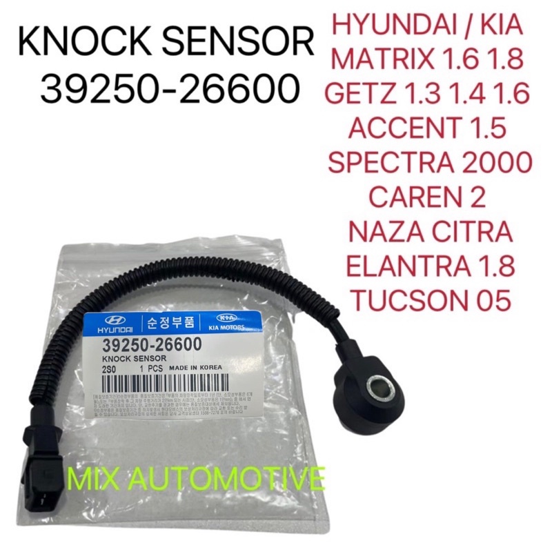 ORIGINAL HYUNDAI KNOCK SENSOR 39250-26600 - MATRIX 1.6/1.8 / ACCENT 1.5 ...