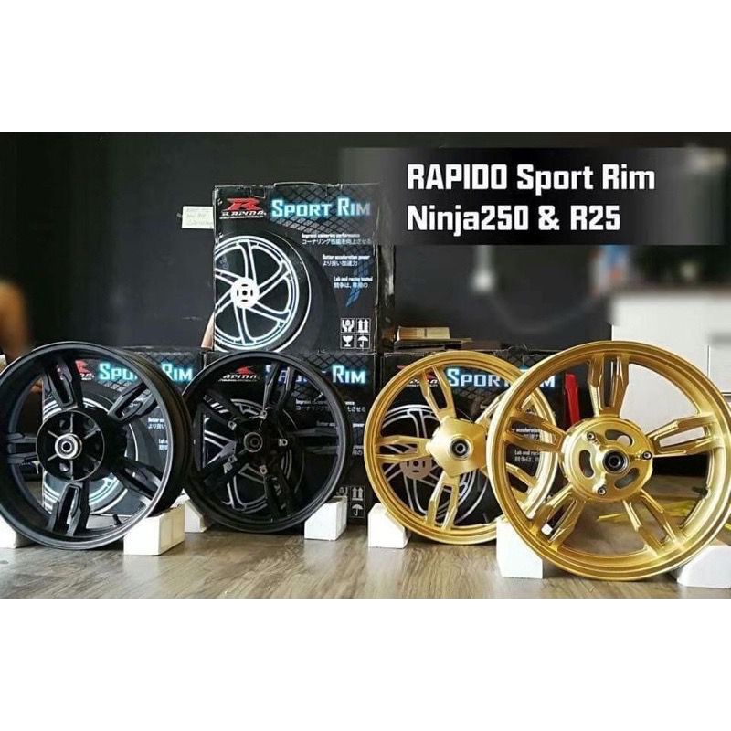 Rapido YAMAHA R25 V1 V2 Kawasaki Ninja 250 Z250 SL Sport Rim RIMS ...