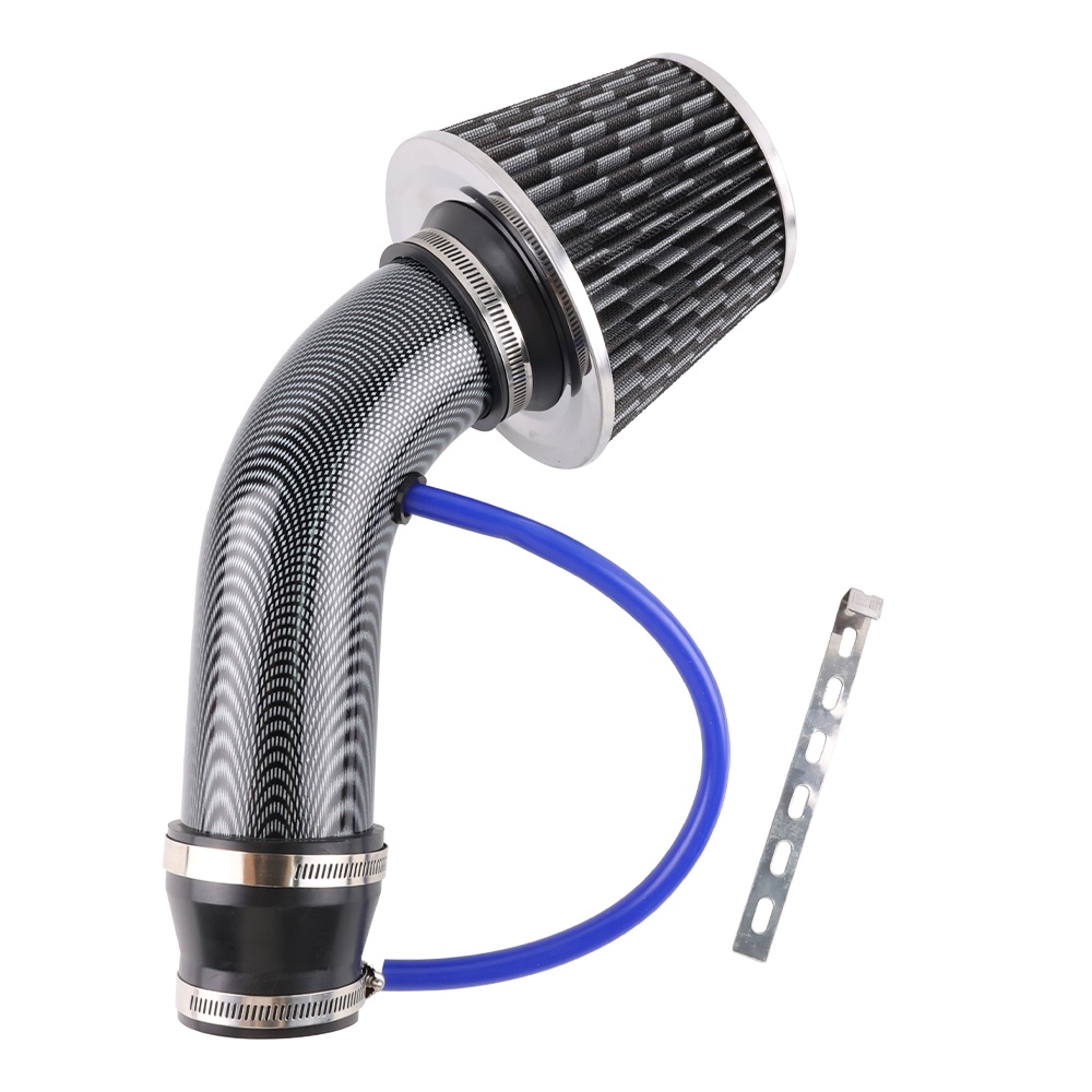 3" 76mm Universal Car Racing Cold Air Intake System Turbo Induction ...
