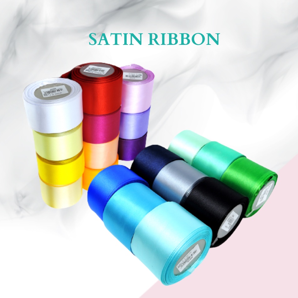 13yard Roll 5.08cm 2' Satin Ribbon Reben Ribon Hadiah - RB140 | Shopee ...