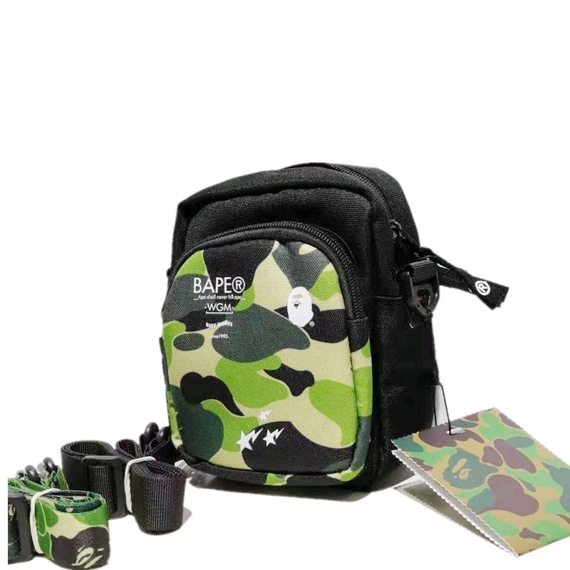 AAPE BAPE A BATHING APE JAPAN Waist bag Chest bag Sling bag Porch Pouch ...