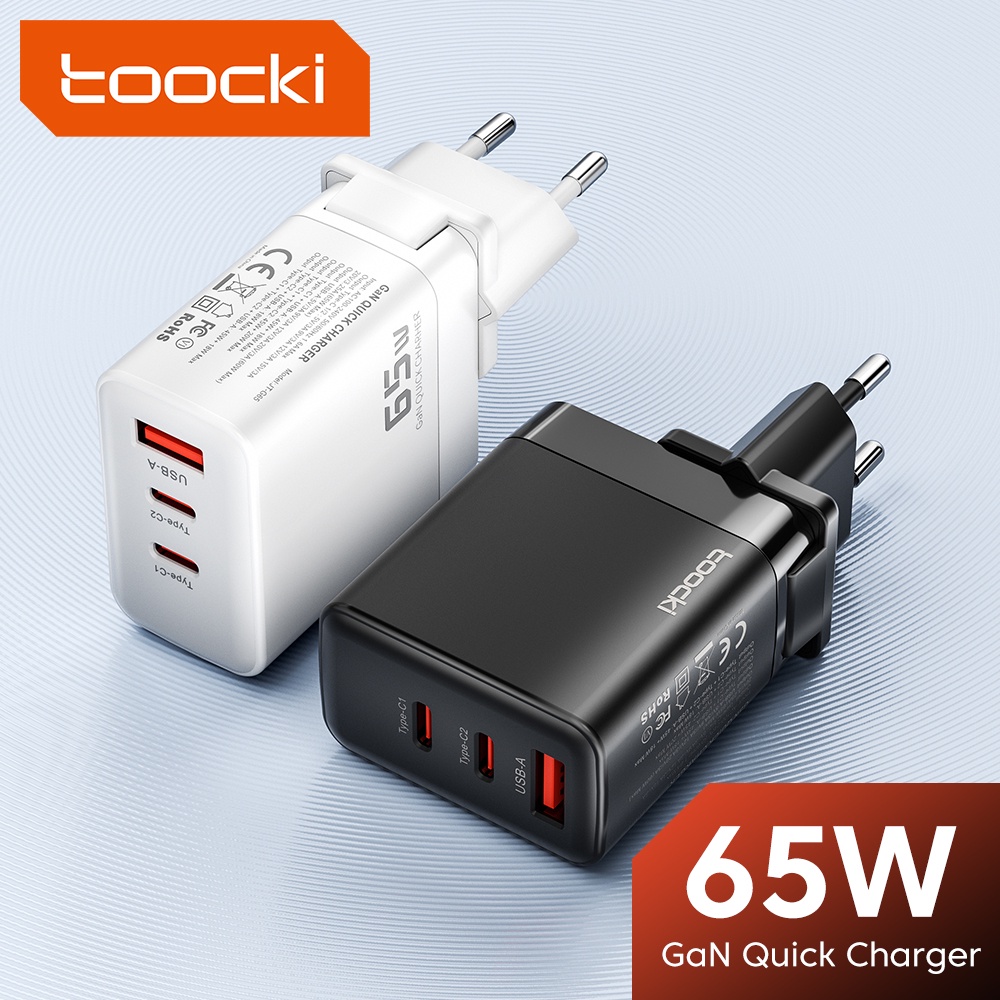 Toocki GaN USB C Quick Charge 4.0 3.0 Type C PD USB Charger For Laptop ...
