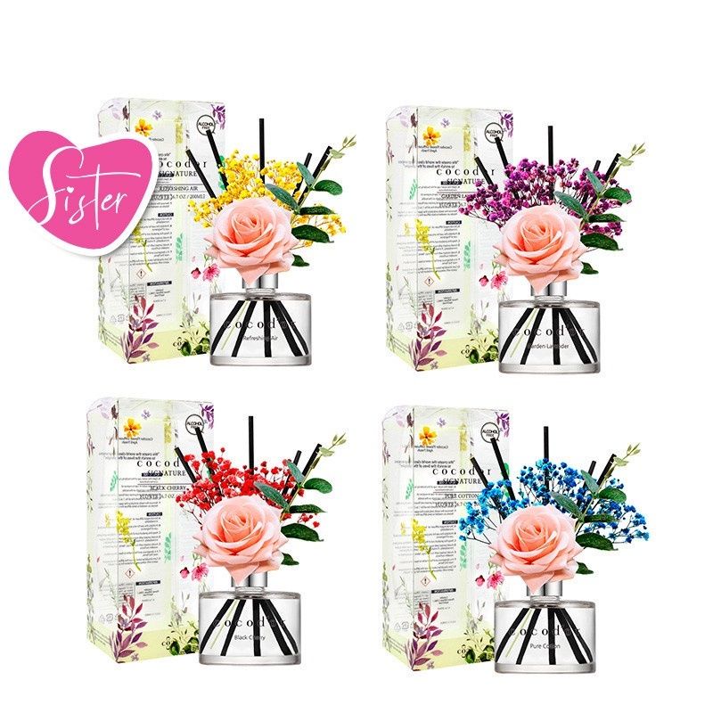 Cocod'or Rose Flower Diffuser 200ml (4 Scents) 玫瑰+永生花香薰 居家扩香 | Shopee ...