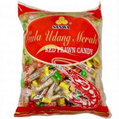 SANWA Gula Udang Merah /Red Prawn Candy/Crispy Peanut Candy/small ...