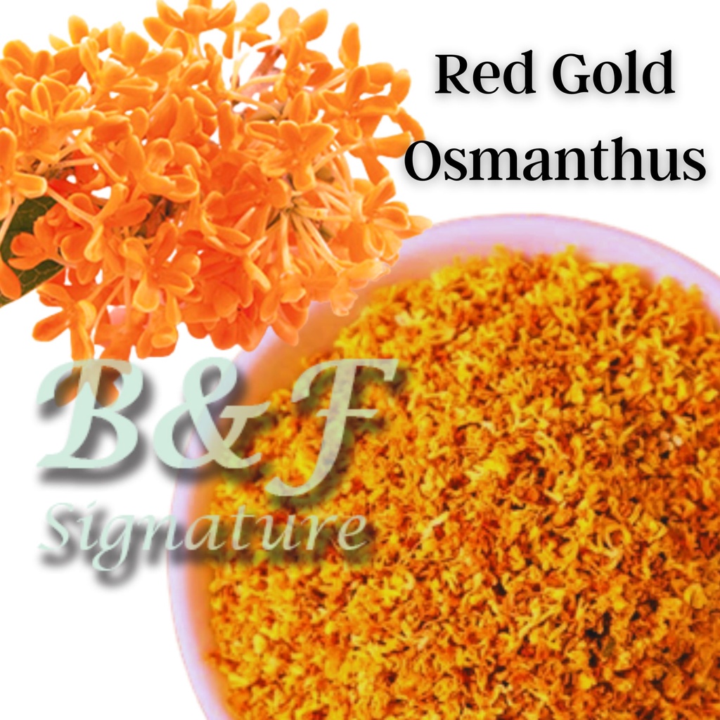 Red Gold Osmanthus Dried High Grade 特级 金红 桂花粉 桂花糕 桂花糖 桂花饼 桂花蜜 Serbuk ...