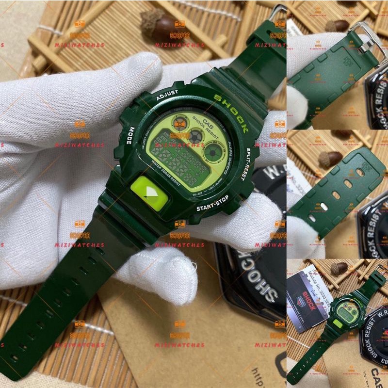 GSK Dw6900 MS1 Hulk AUTOLIGHT SLEEPMODE CC2 CC3 MM2 3230 Joker Jam Tangan Lelaki Copi Ori 1:1 G ...