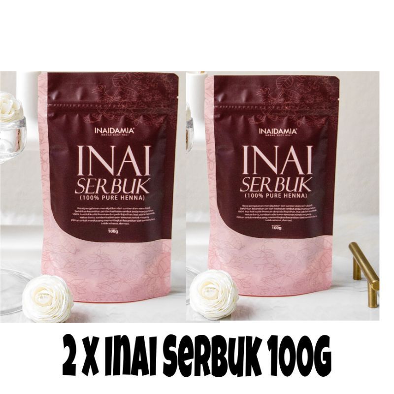 🔥Inai Rambut Premium Pure Henna Inaidamia Daun Inai Asli Original ...