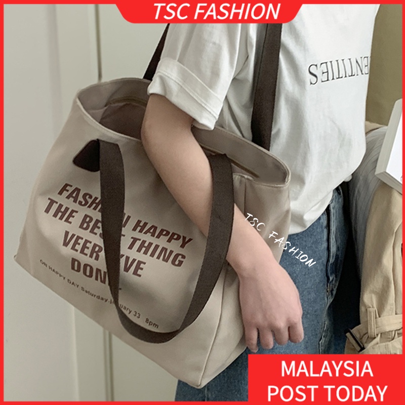 Japanese Vintage Large Capacity Canvas Bag Girl Leisure College Style ...