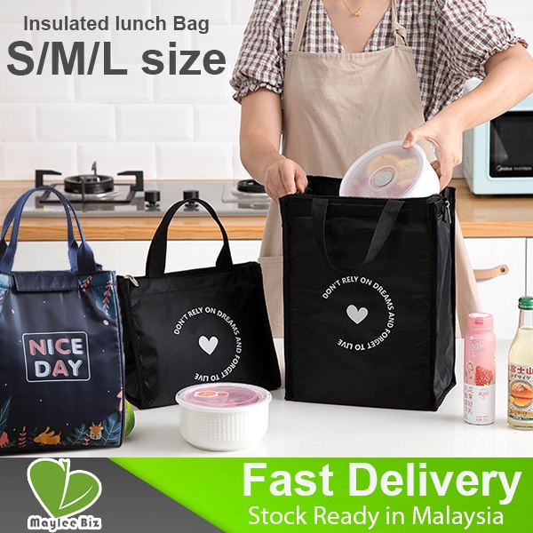 Portable Insulated Thermal WaterProof Snack Lunch Food Box Picnic ...