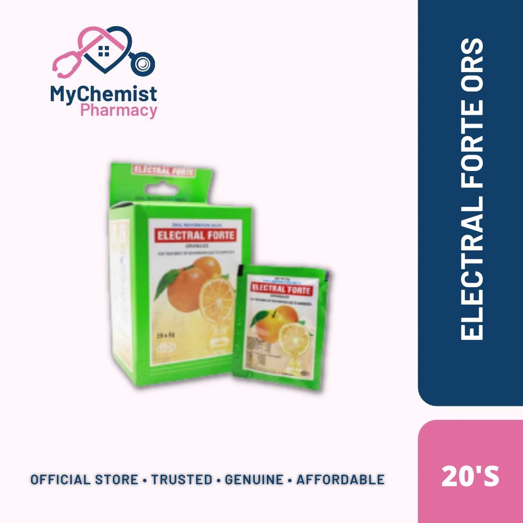 Electral Forte Granules Oral Rehydration Salts 20 Sachets x 6g (Air ...