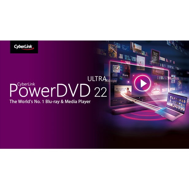 CyberLink PowerDVD Ultra 22 For Windows 64bit(Latest2022) | Shopee Malaysia