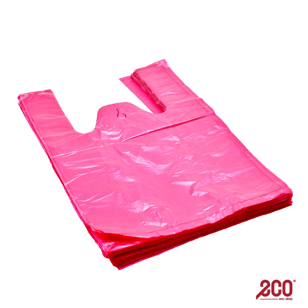 Casa Oxo-Biodegradable T-Shirt Plastic Singlet Bag (21cm+10cm x 20cm ...