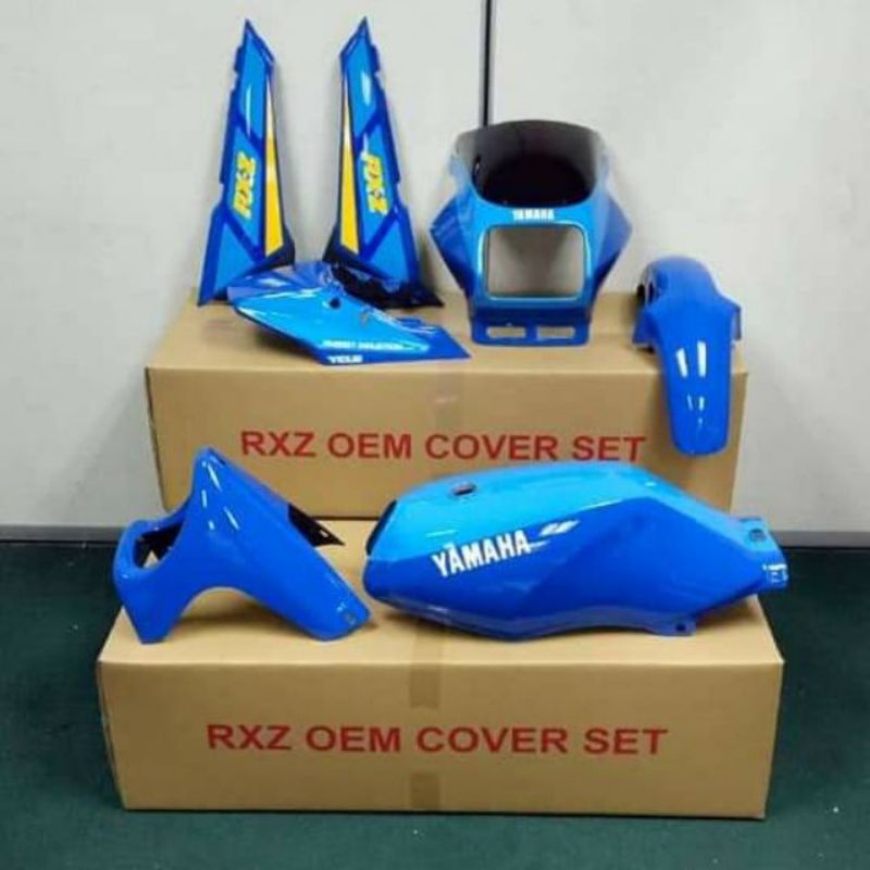 OEM BODY COVER SET RXZ 135 BOSCH MILI MODEL 7 DVC PURPLE / DBC BLUE ...