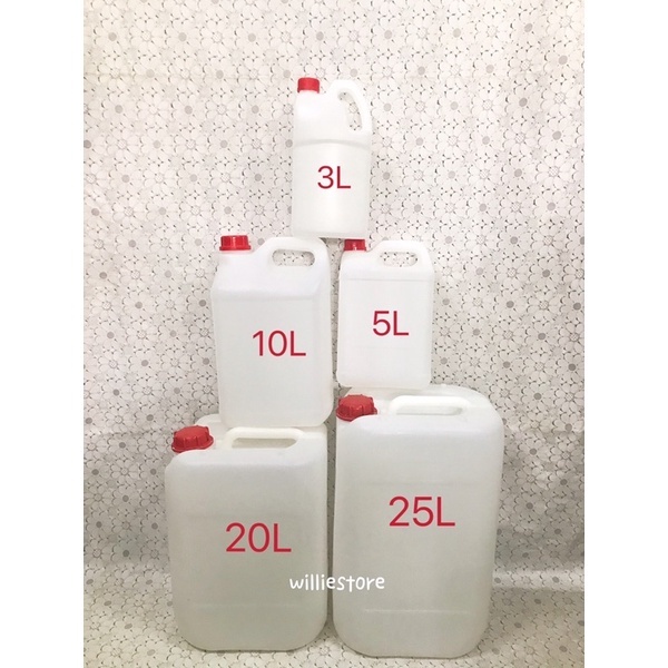 Tong Air Jerry Can HDPE Water Container Can/Tong Drum/Jerry Can With Handle 3L/5L/10L Penutup ...