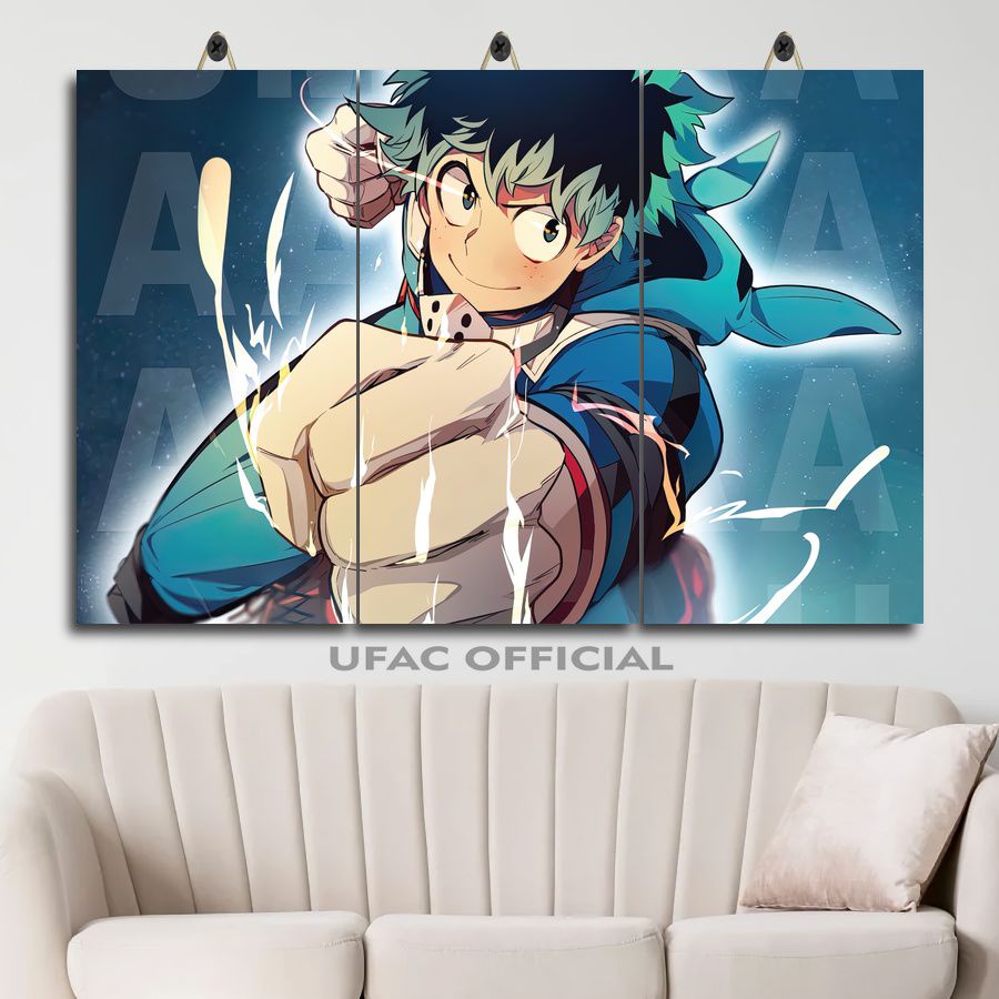 My HERO ACADEMIA PHOTO ANIME ROOM DECORATION 45X30 MULTIPANEL MHPGM ...