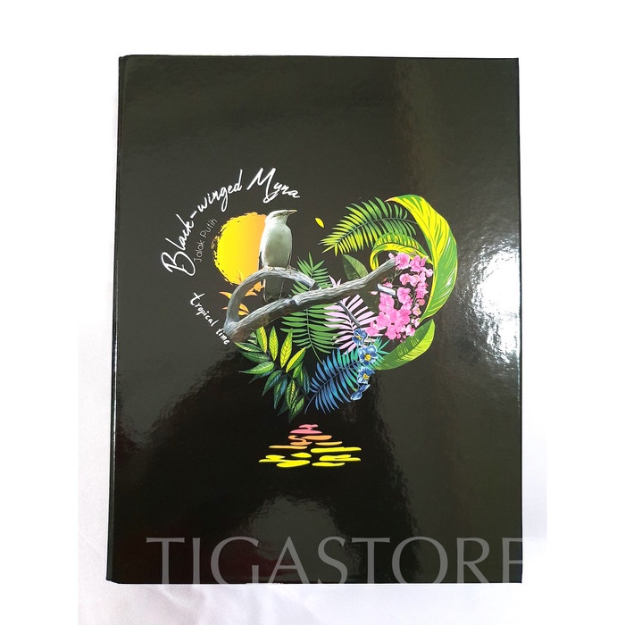 HITAM Bantex Binder Black Winged Starling Myna Special Edition A5 ...