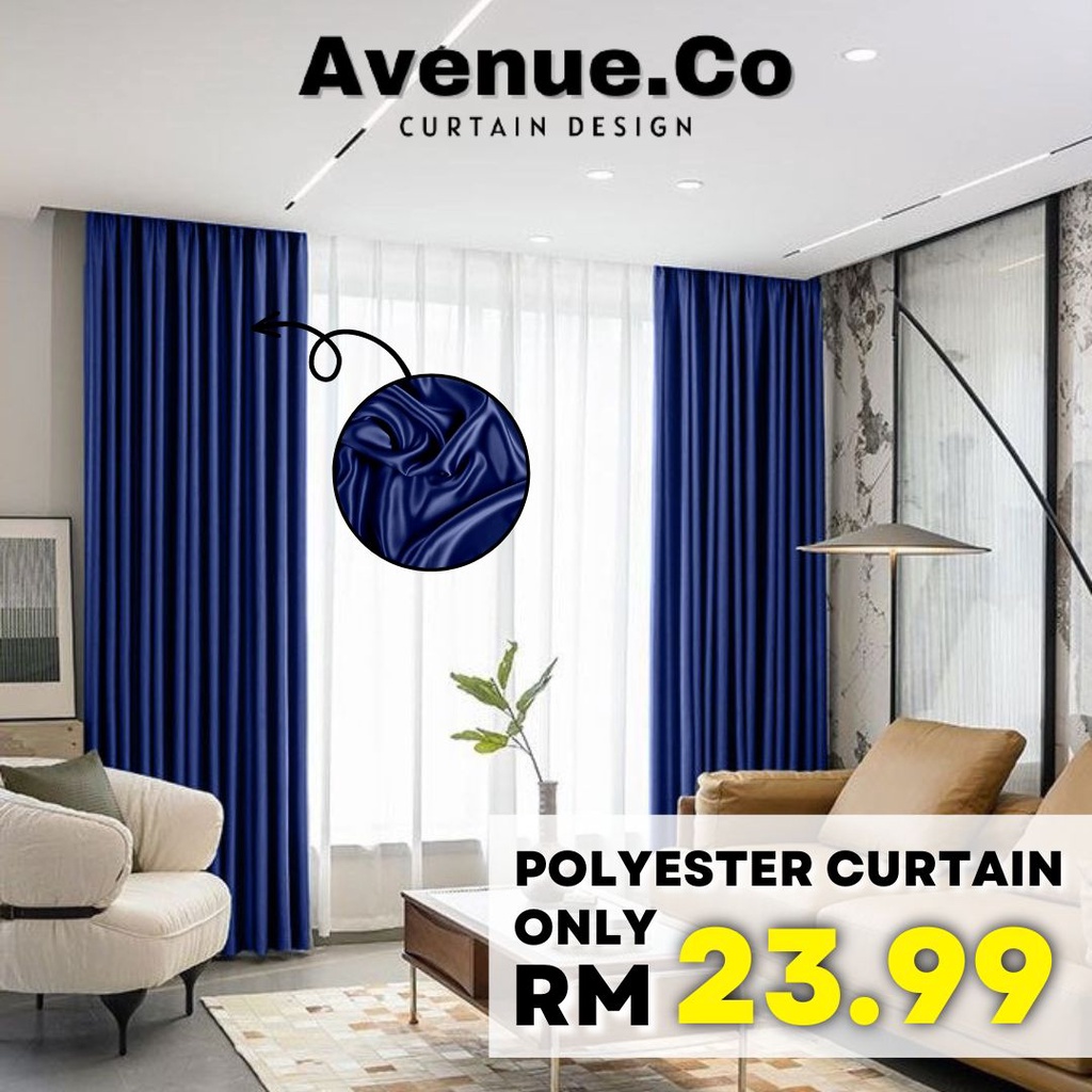 G13-Ready Made Curtain!!!Siap Jahit Langsir,Langsir RAYA Kain Tebal ...