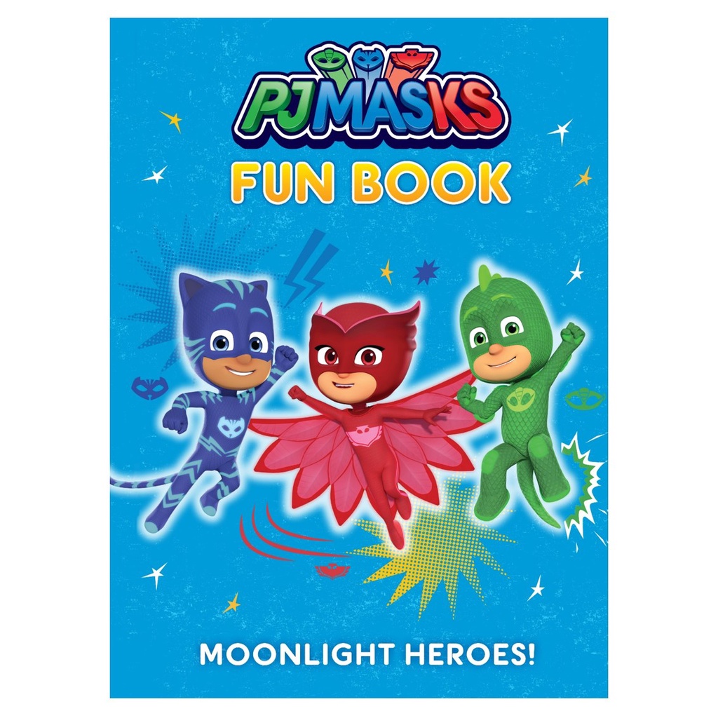 PJ Masks Fun Activity Hardcover Book (72 Pages) | Shopee Malaysia