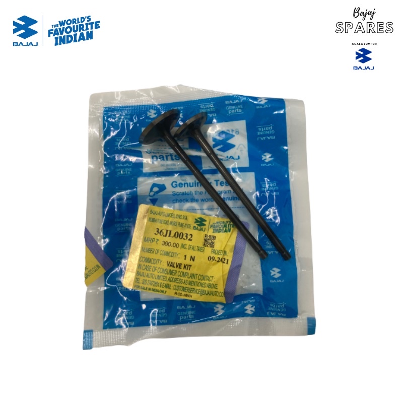 VALVE INTAKE & EXHAUST KIT 2 PCS NS200/RS200 PULSAR BAJAJ | Shopee Malaysia