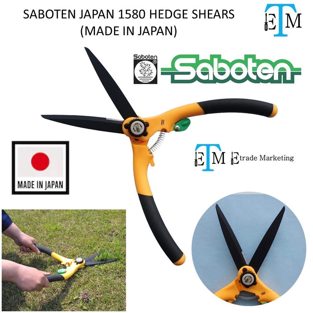 SABOTEN JAPAN 1580 HEDGE SHEARS (MADE IN JAPAN) | Shopee Malaysia