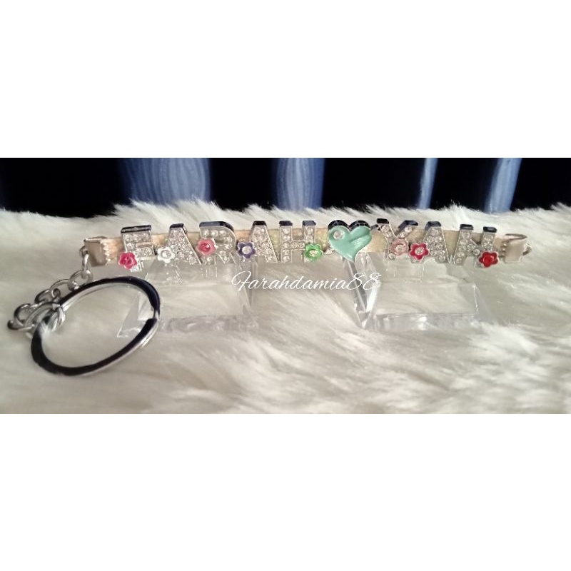 🎀KEYCHAIN NAMA HURUF CUTE🎀 | Shopee Malaysia