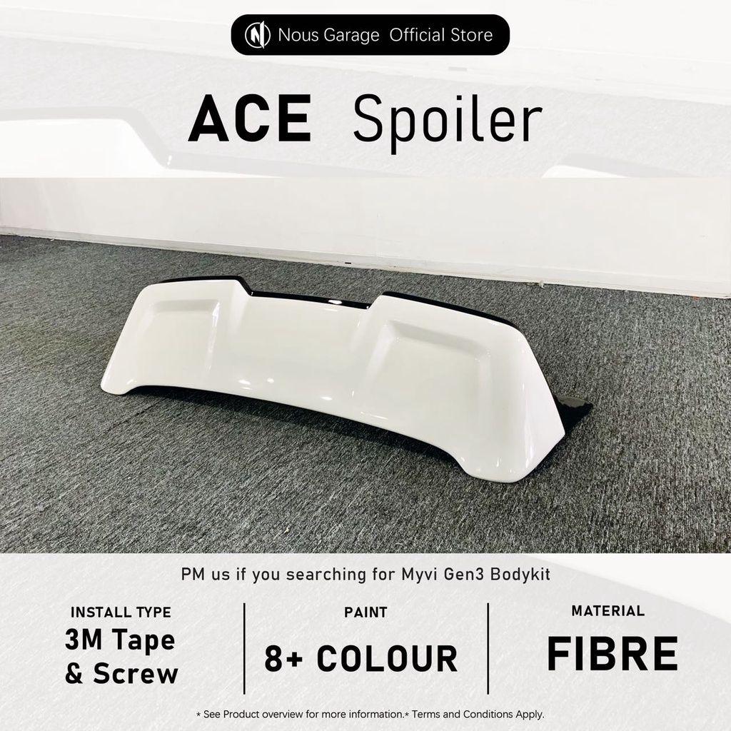 [ Myvi Gen 3 ] - ACE spoiler by Nous Garage | Shopee Malaysia