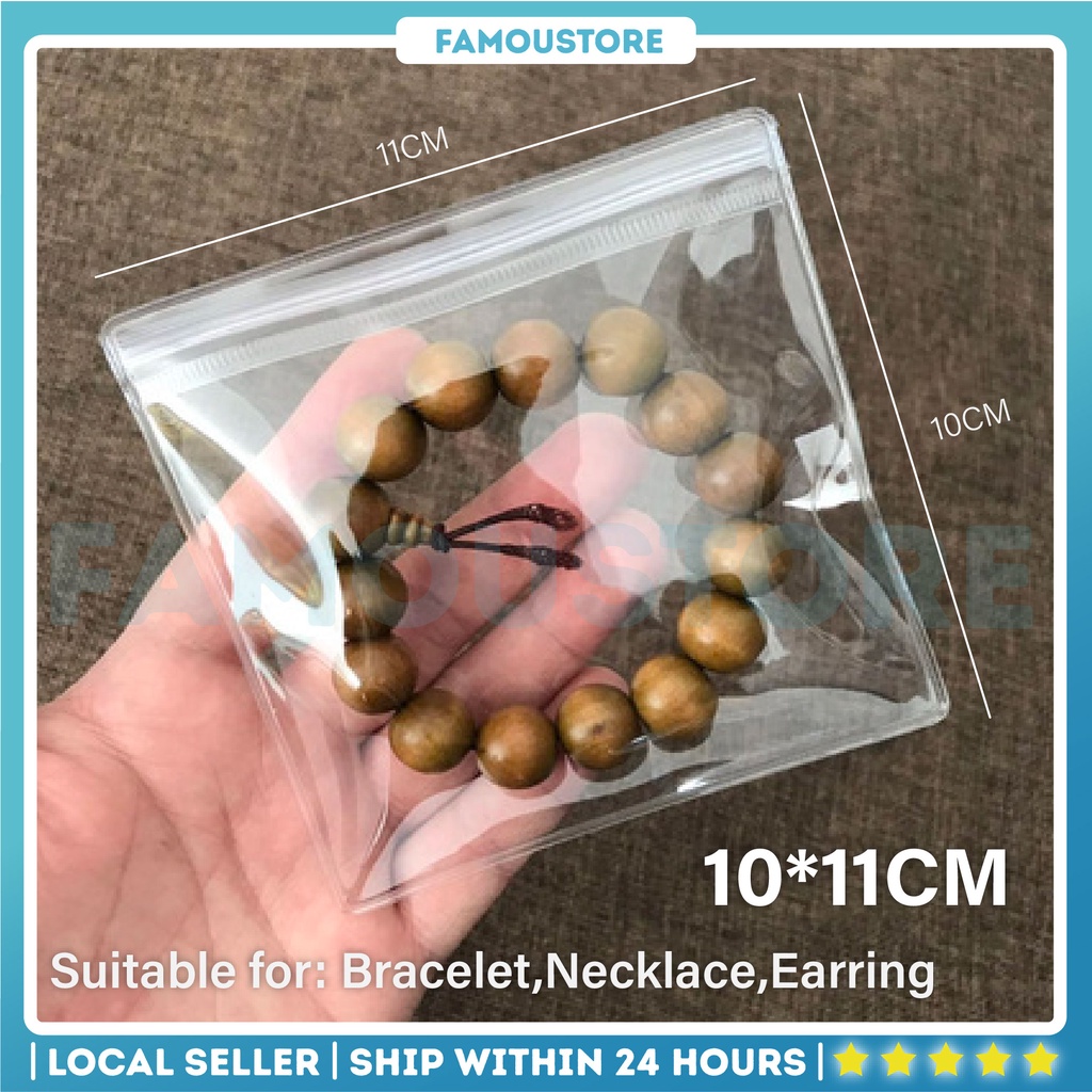 PVC Zipper Bag Jewellery Bag Jewelry Mini Zip Lock Bag Transparent ...