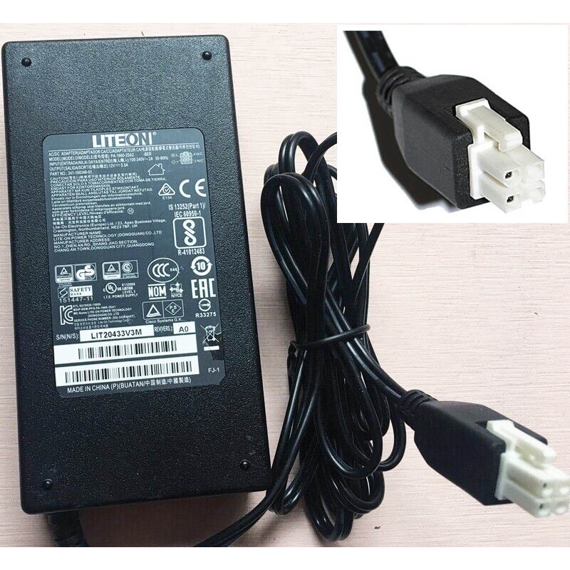 12V 5.5A 66W 4PIN CISCO ASA 5506 891 ROUTER C891F LITEON PA-1660-2SA2 ...