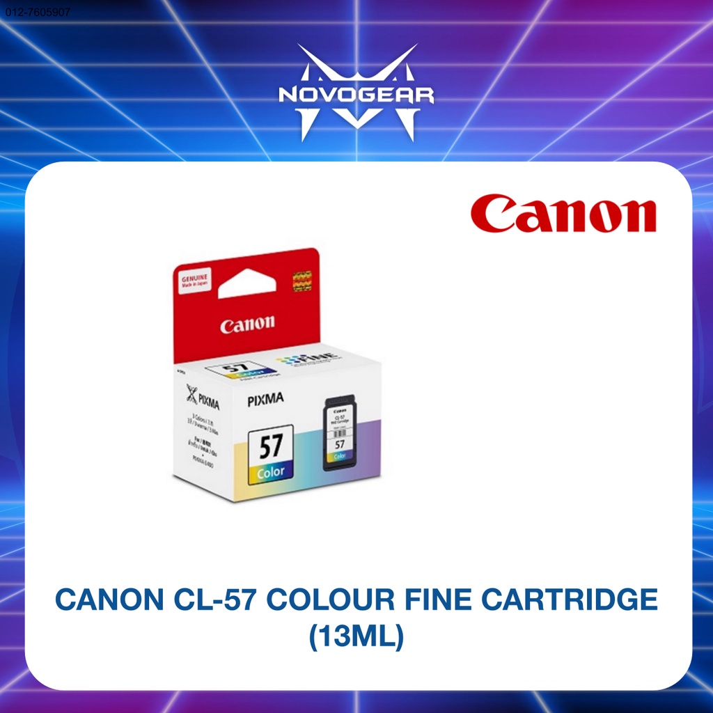 CANON CL-57 COLOUR FINE CARTRIDGE (13ML) | Shopee Malaysia