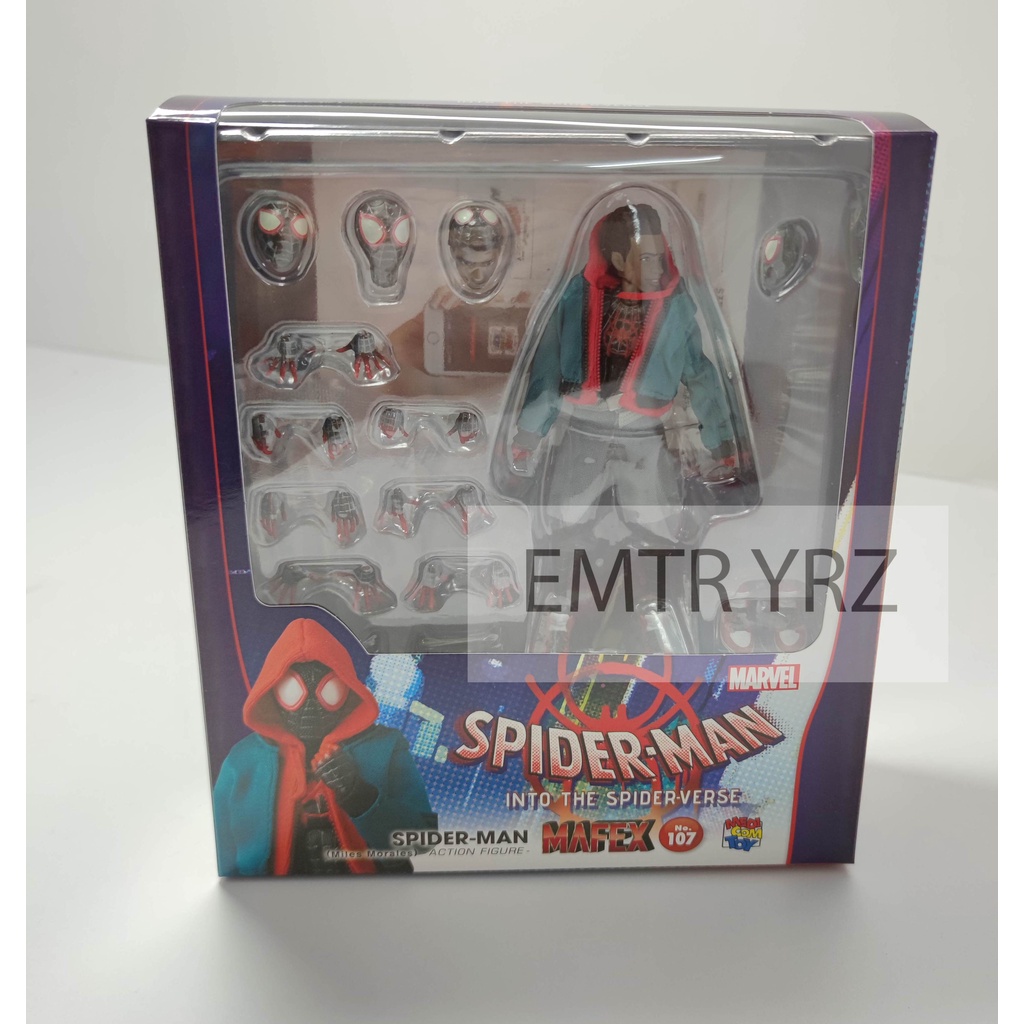 MAFEX No.107 Spider-Man: Into the Spider-Verse Spider-Man Miles Morales ...