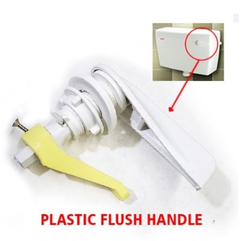 Toilet Low level Cistern Plastic PVC Flush Handle | Shopee Malaysia