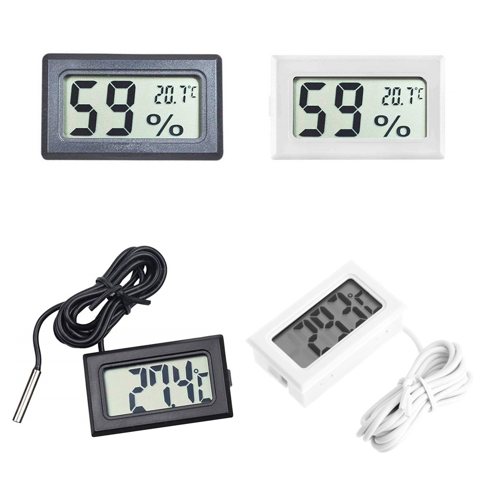 Digital LCD Thermometer Fridge Temperature Sensor Freezer Thermometer ...
