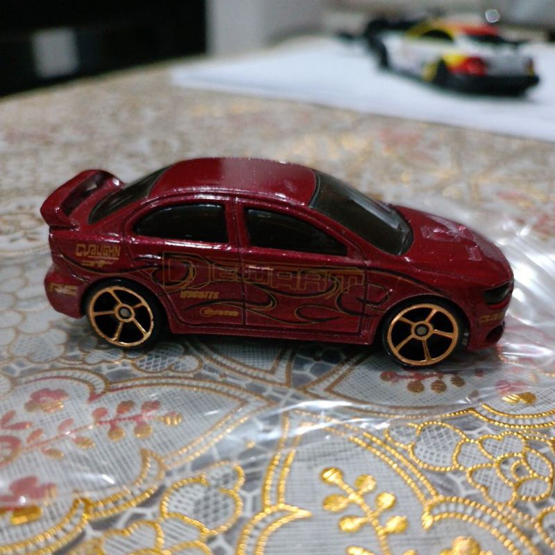 Hot Wheels Mitsubishi Lancer Evolution X Evo 10 Dewart Maroon | Shopee ...