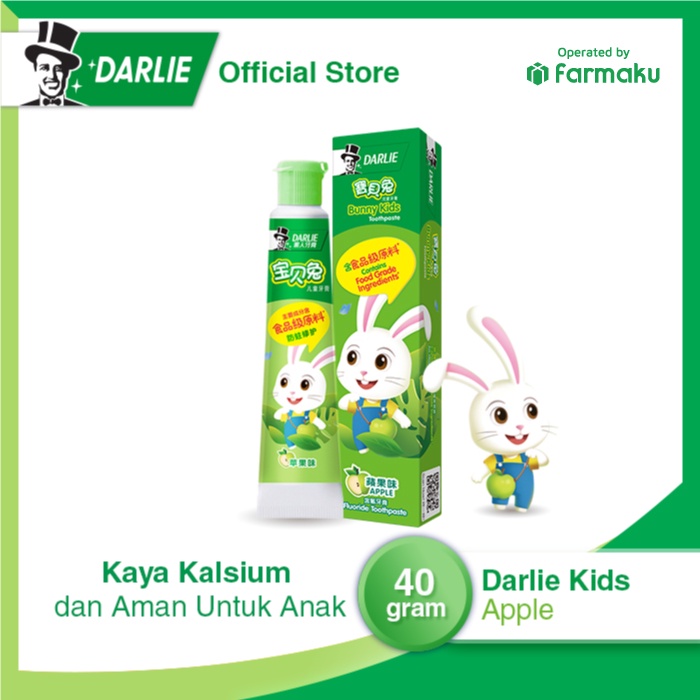 Darlie Bunny Kids Apple Toothpaste 40 g | Shopee Malaysia