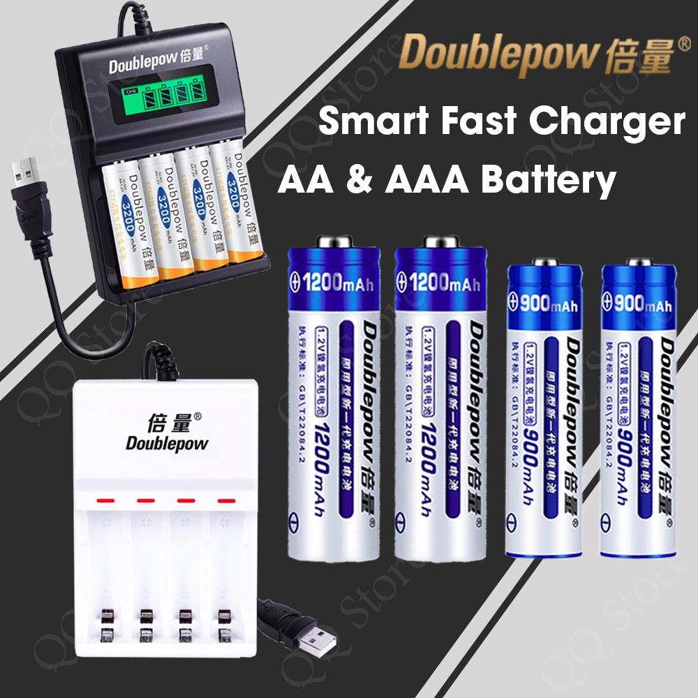 Original Rechargeable Battery 1.2V Ni-MH Battery AA AAA Bateri Caj ...