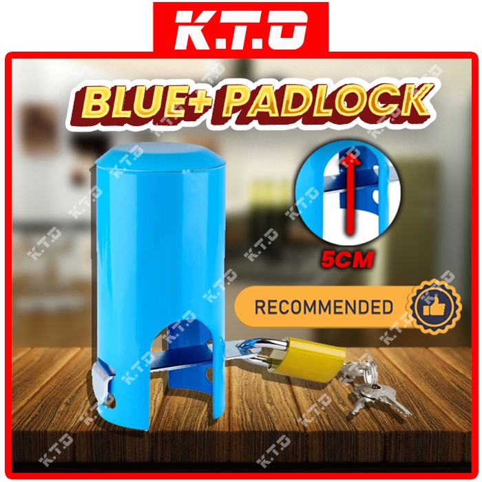 Metal Outdoor Security Anti Theft Water Tap Meter Lock With Pad Lock ...