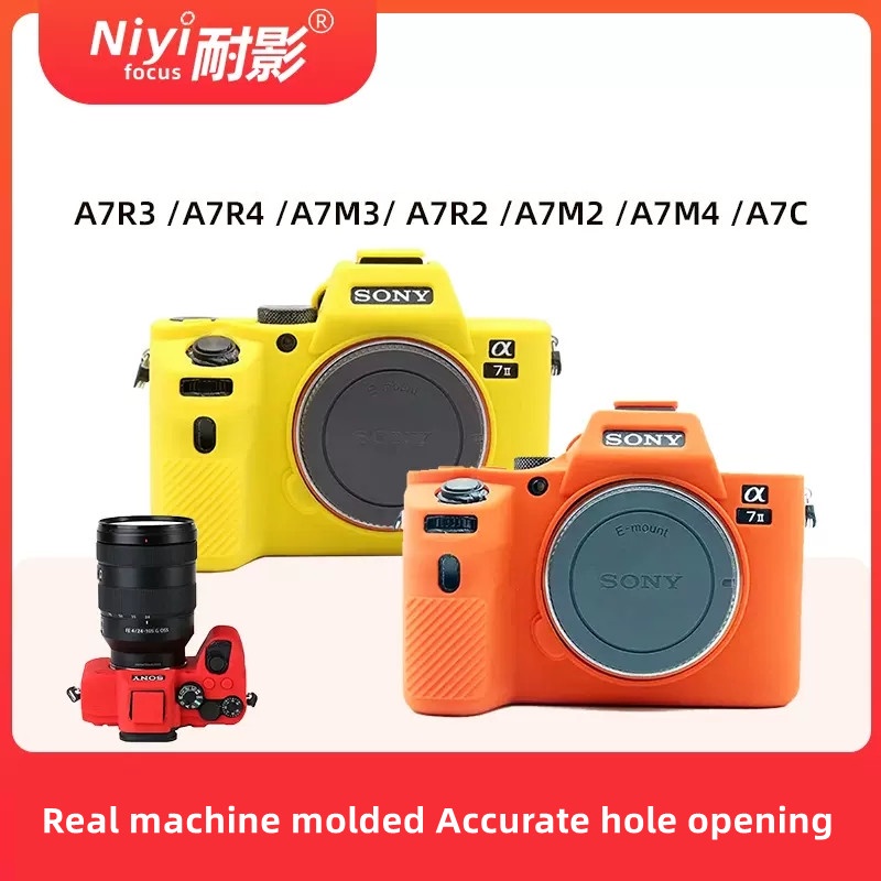 Camera Bag Silicone Case Rubber Camera case Cover Skin For Sony A7C A7R ...